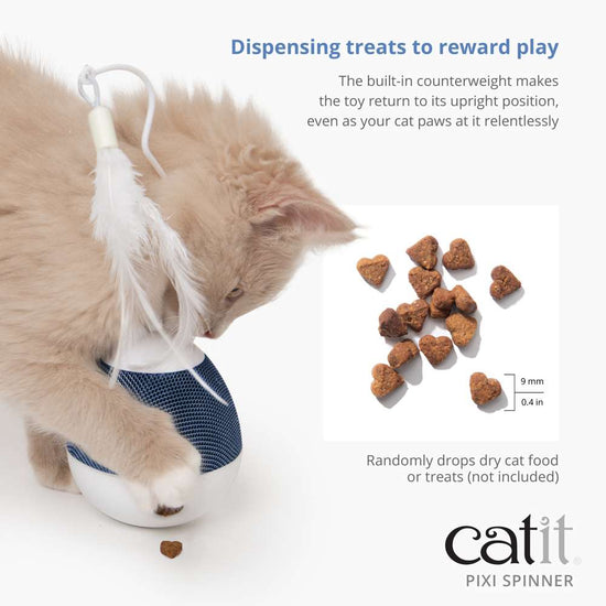 Catit PIXI Interactive Spinning Treat Dispenser Cat Toy – Catit UK ...