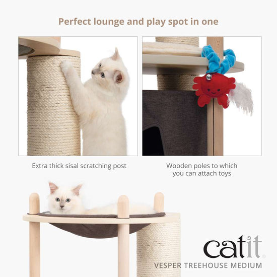 Vesper Treehouse Medium – Catit UK - Official Catit Brand Store